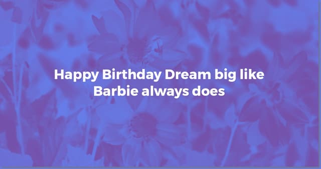 Barbie Birthday Wishes: Unique Messages for Every Fan! | WishesBirds